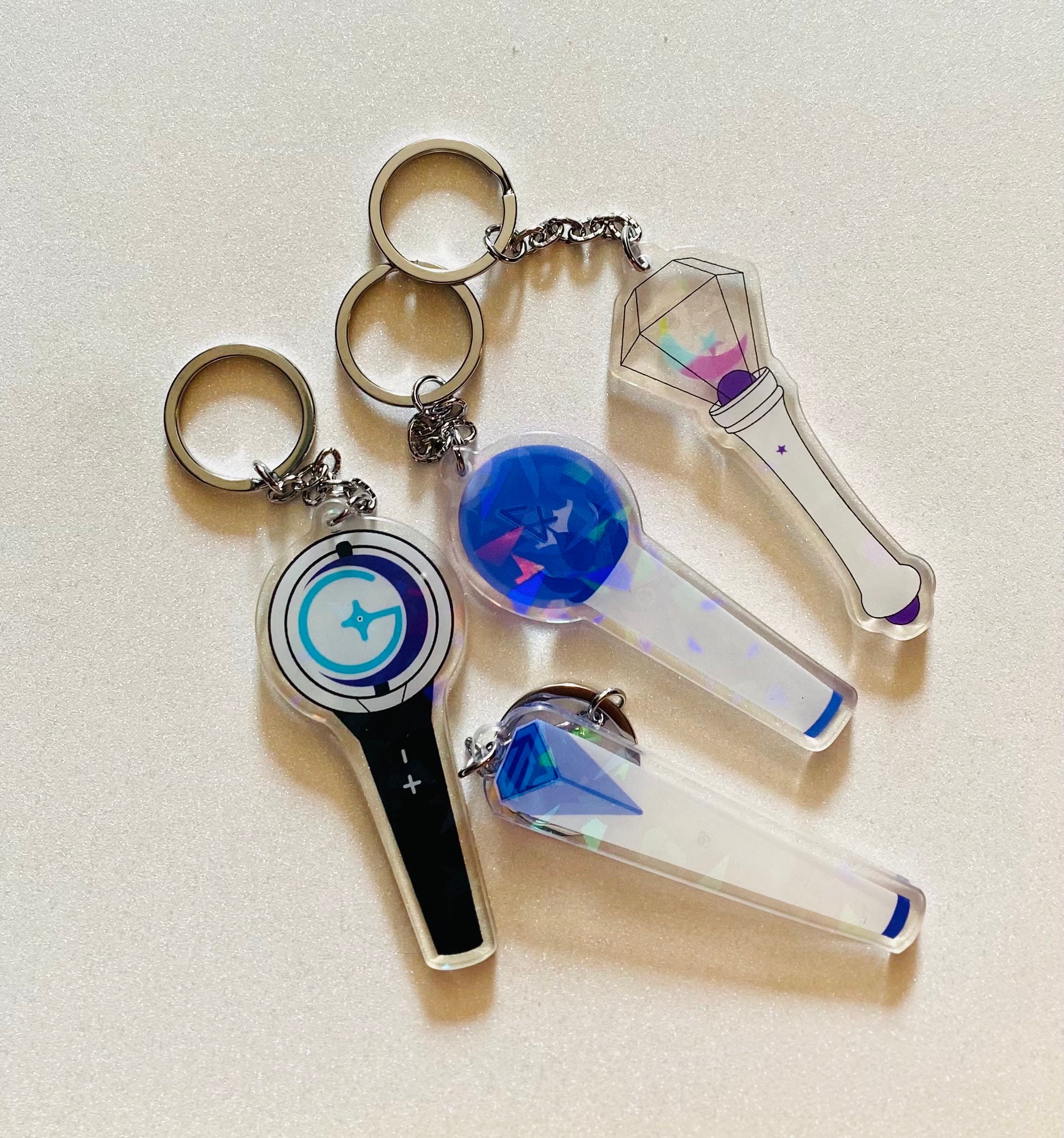 KPOP LIGHTSTICK Acrylic Keychains - Etsy
