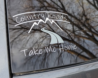 Country Vinyl Decal - Etsy