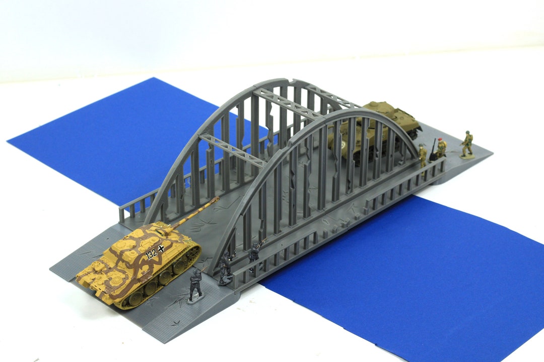 Steel Arch Bridge - Tabletop Wargaming WW2 Terrain Miniature | 15mm ...