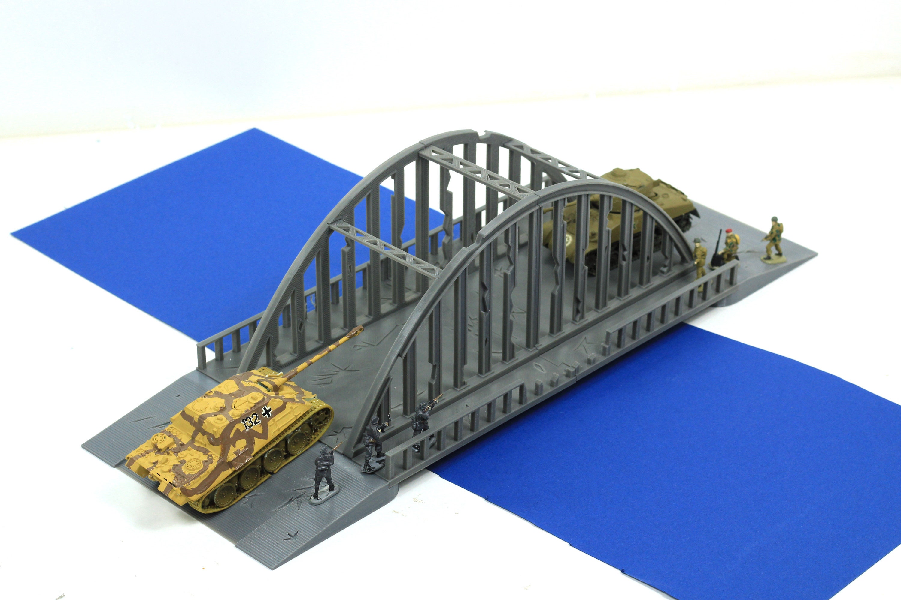 Steel Arch Bridge - Tabletop Wargaming WW2 Terrain Miniature | 15mm ...