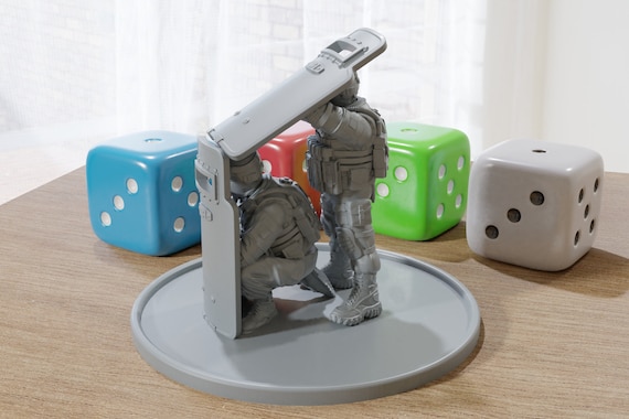 Testudo Formation Riot Shields Duo Modern Wargaming - Etsy