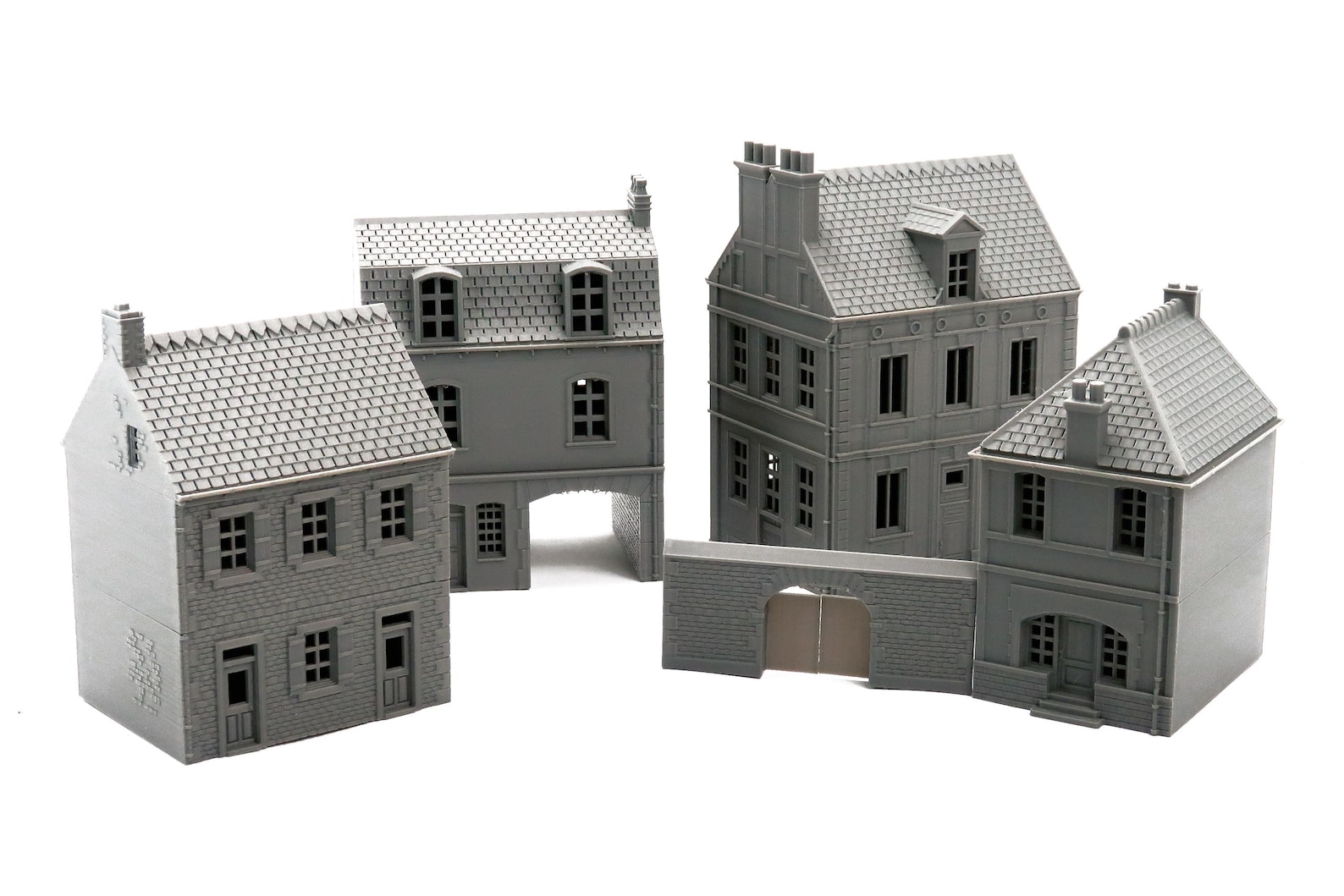 Normandy French Town Set Volume 4 - 3D Printed Miniature Wargaming ...