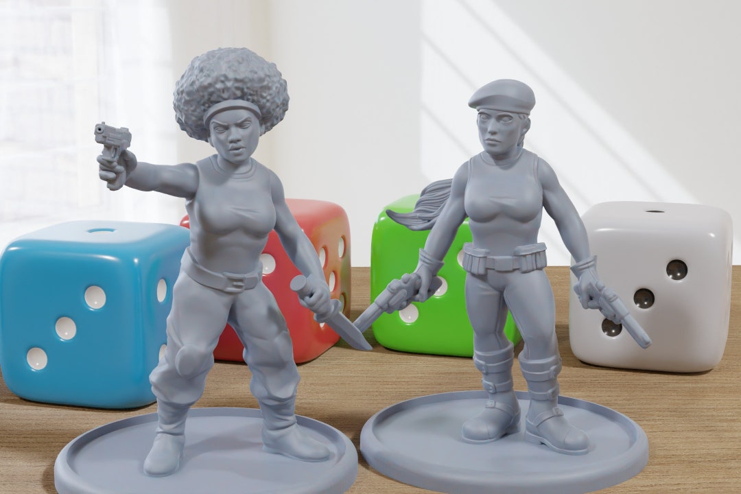 Marimacho Team - 3D Printed Minifigures for Zombie Post Apocalyptic ...