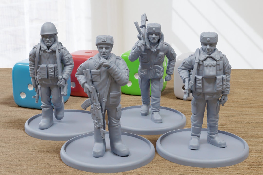 Russian Army in Chechnya 1995 - 3D Printed Minifigures for Modern ...