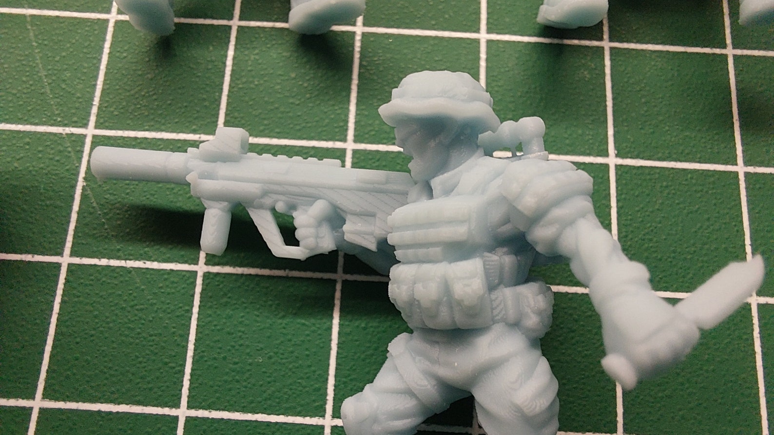 Scout Ranger Squad 28mm / 32mm - Cyberpunk - Modern Warfare Miniature ...