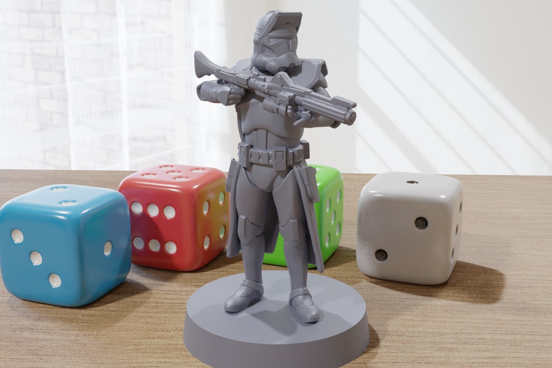 ARC Trooper CC-5052 Bly - Star Wars Legion 35mm Proxy Miniature for ...