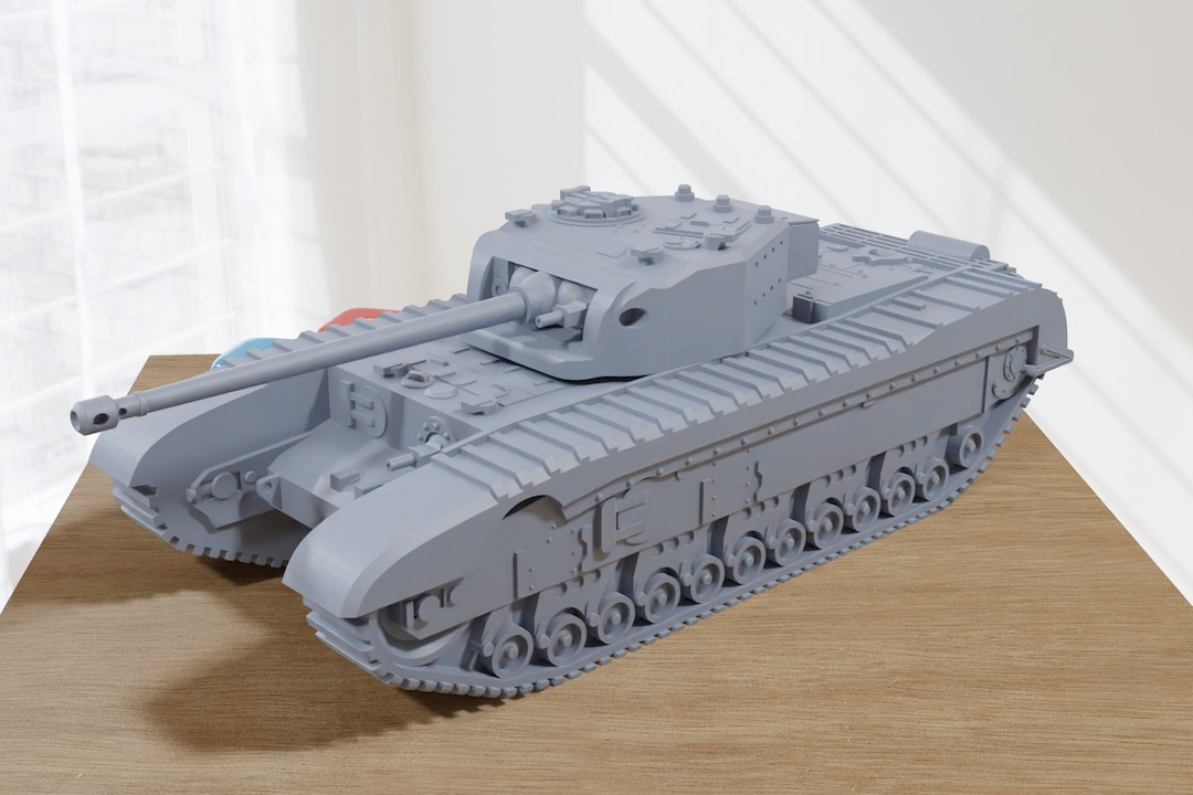 Black Prince Infantry Tank (A43) WW2 British 3D Resin Printed 28mm ...