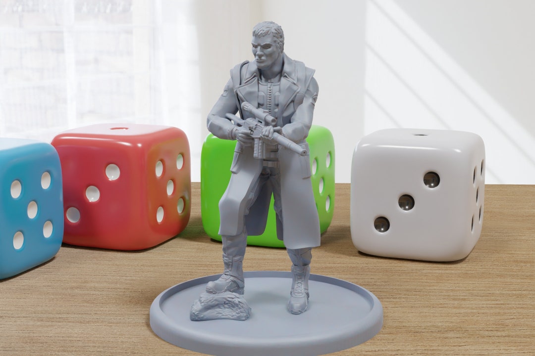 Stalker Faction Boss - 3D Printed Minifigure - Post Apocalyptic ...