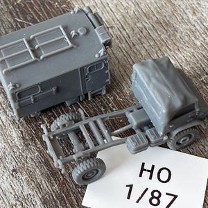 Unimog Funkkoffer (radio) - 3D Printed - 28mm Scale - Miniature ...