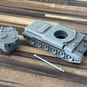 Challenger Cruiser Tank (A30) WW2 British 3D Resin Printed 28mm / 20mm ...
