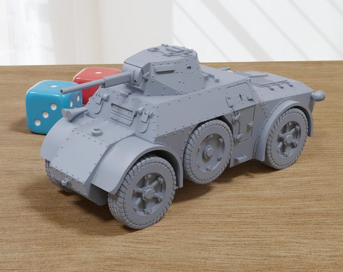 WWII Italian Autoblinda AB 611 Armoured Car Various Scales Historical ...