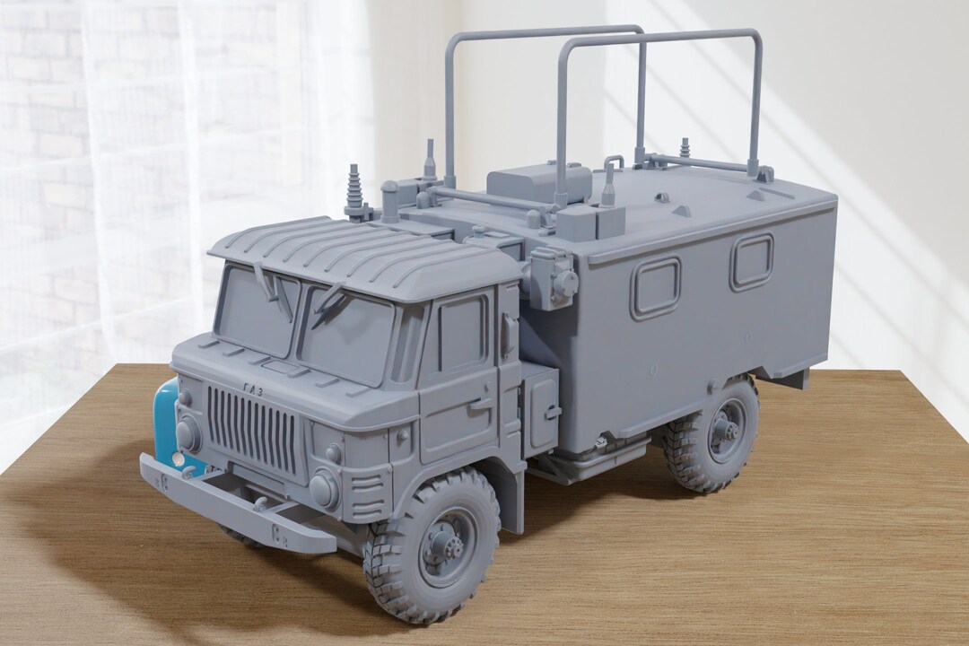Gaz-66 R142 Radio Truck: 3D Resin Miniature - Wargaming TTRPG - Etsy