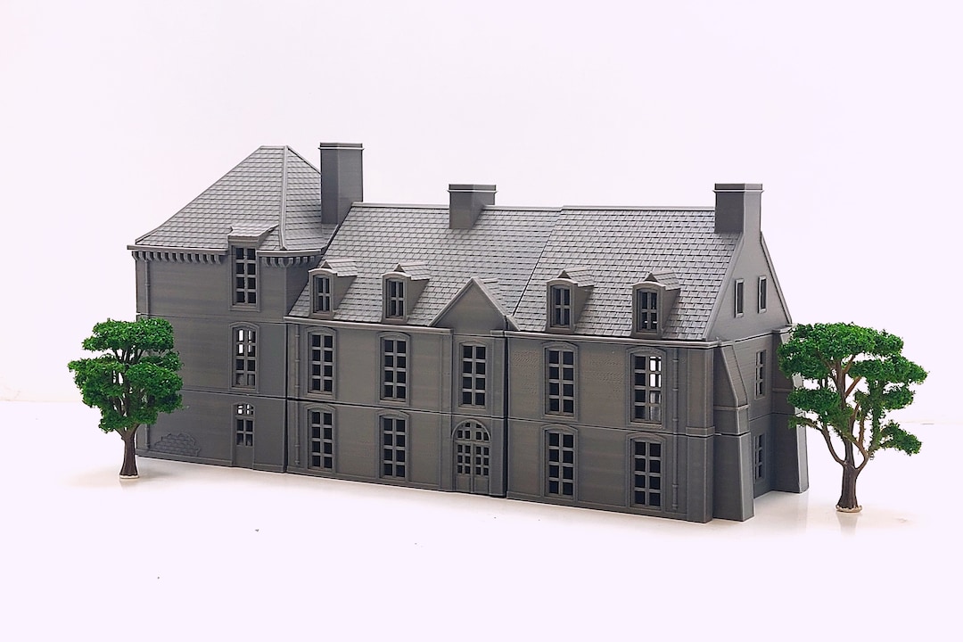Chateau St Come Brevile - Tabletop Wargaming WW2 Terrain | Proxy 3D ...