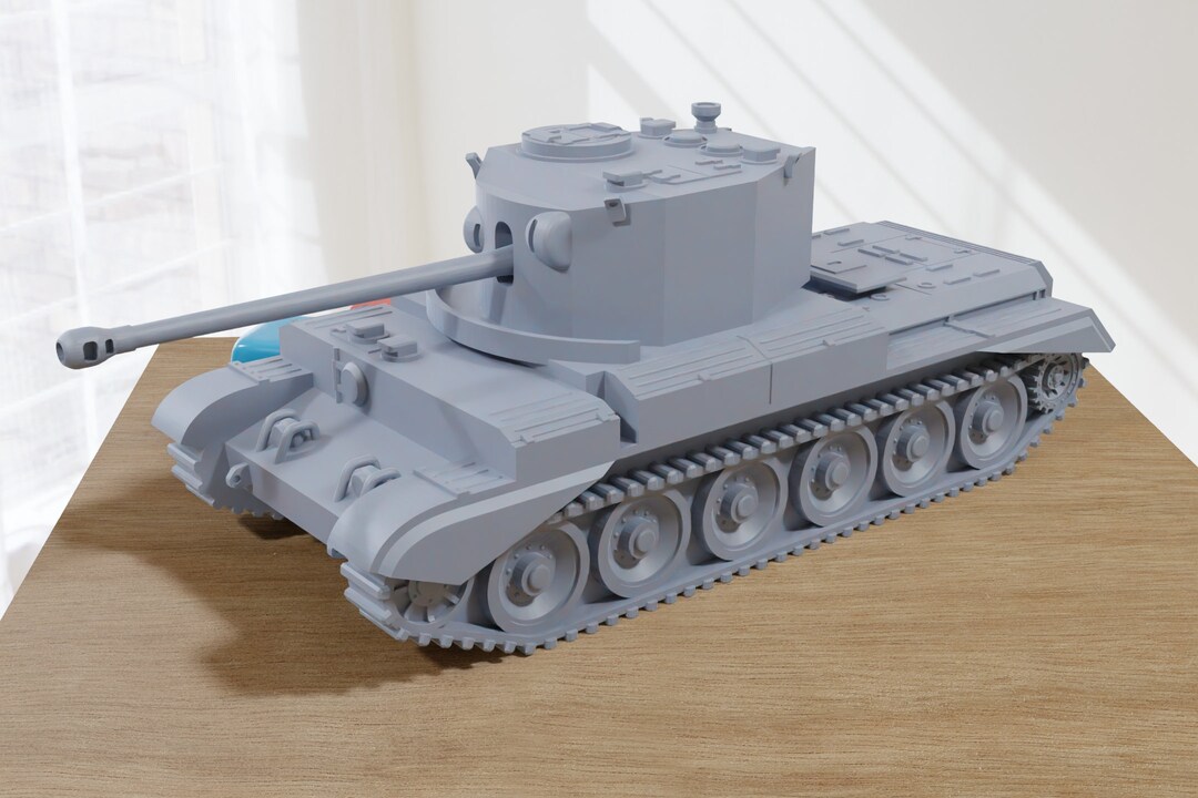 Challenger Cruiser Tank (A30) WW2 British 3D Resin Printed 28mm / 20mm ...