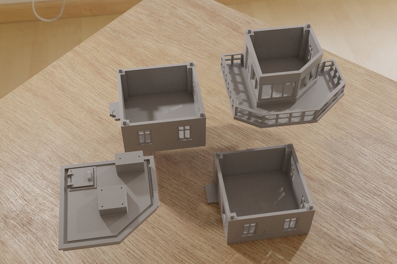 WW2 Airfield Set 3D Printed Miniature Wargaming Terrain - Etsy