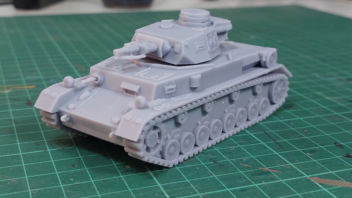 PZ.KPFW. IV F1 WW2 German Tank 3D Resin Printed 28mm / - Etsy