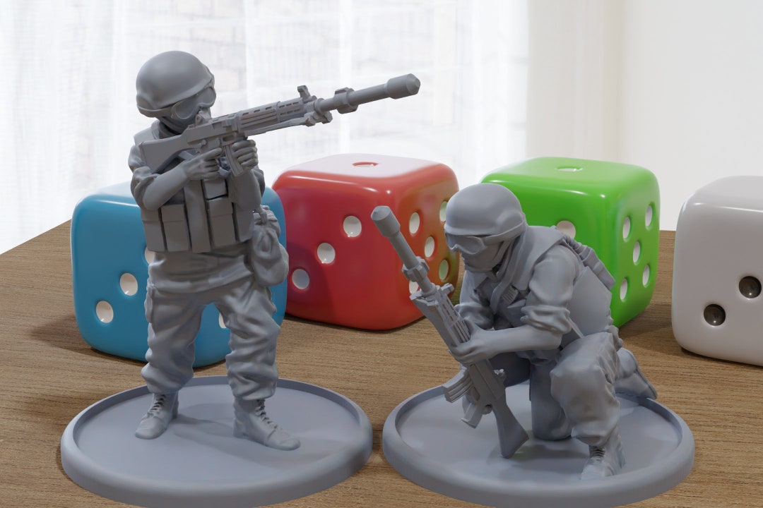JSDF Grenadiers - 3D Printed Minifigures for Modern Tabletop Wargaming ...