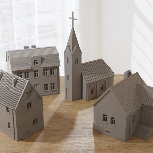 WW2 Airfield Set 3D Printed Miniature Wargaming Terrain - Etsy