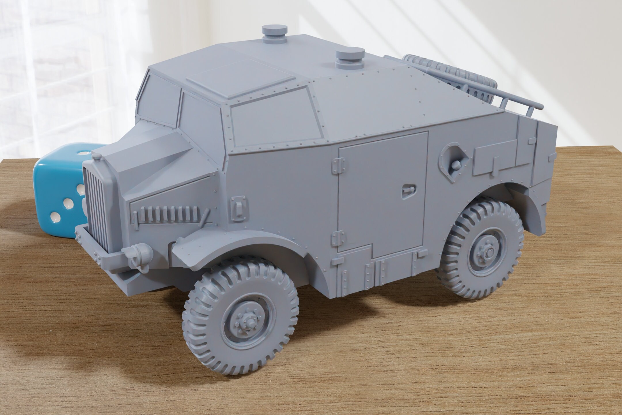 Morris C8 Quad Field Artillery Tractor WW2 British 3D Resin Printed ...