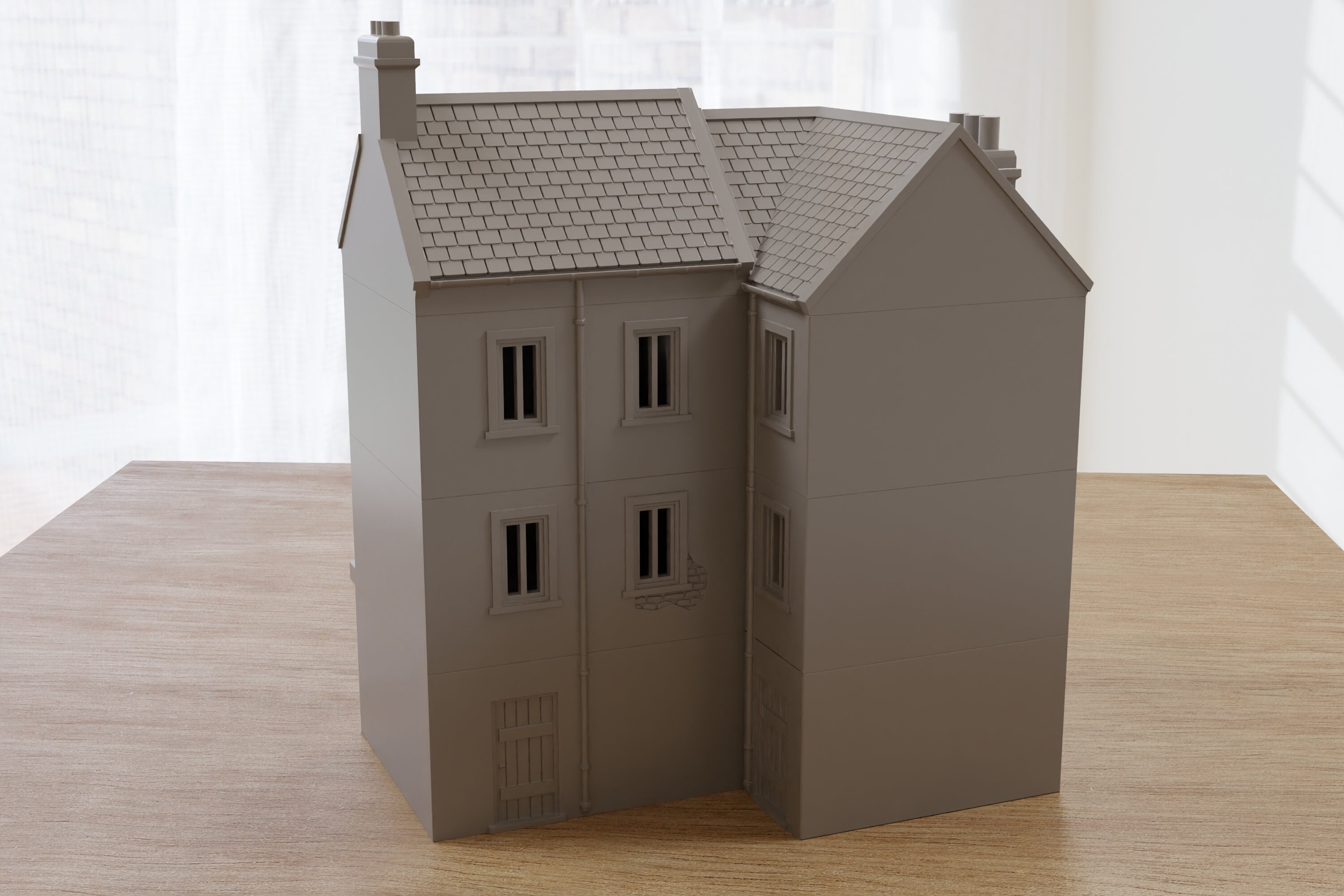 Normandy Corner Block - 3D Printed Tabletop Wargaming Terrain for ...