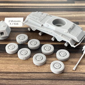 SD.KFZ 234/2 - 50mm Turret WW2 German Armoured Car - 3D Resin Printed ...