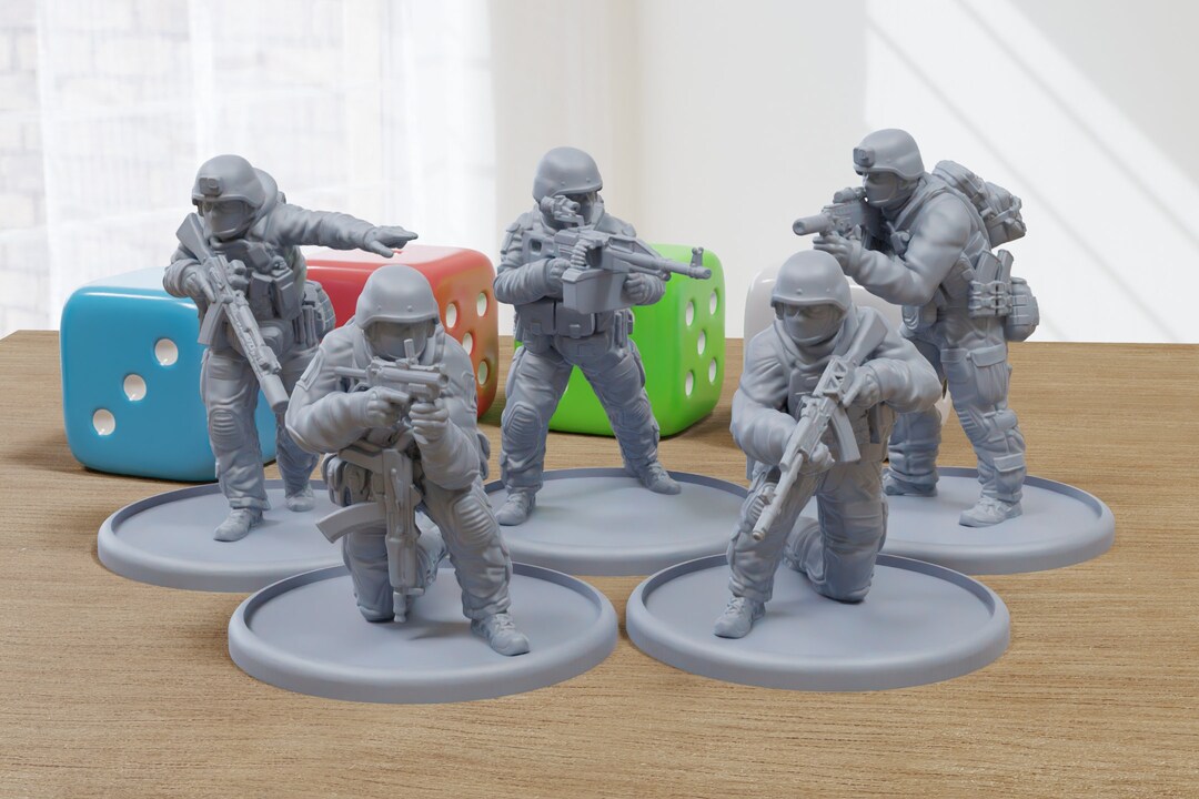 Ukranian Special Forces Unit - 3D Printed Minifigures for Modern ...