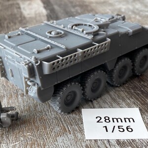 M1126 Stryker CROWS IPV - 3D Printed - 28mm Scale - Miniature Wargaming ...
