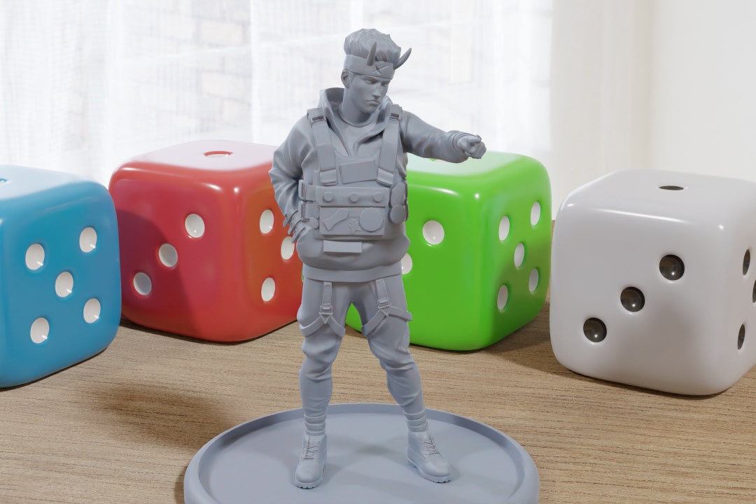 Taiga - 3D Printed Mini - Cyberpunk / Sci-fi - Tabletop Miniature ...