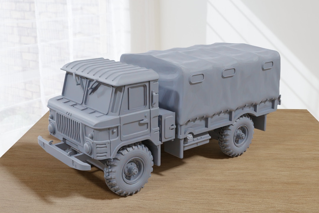 Gaz-66 Covered Back - 3D Resin Printed Modern Wargaming Vehicles ...