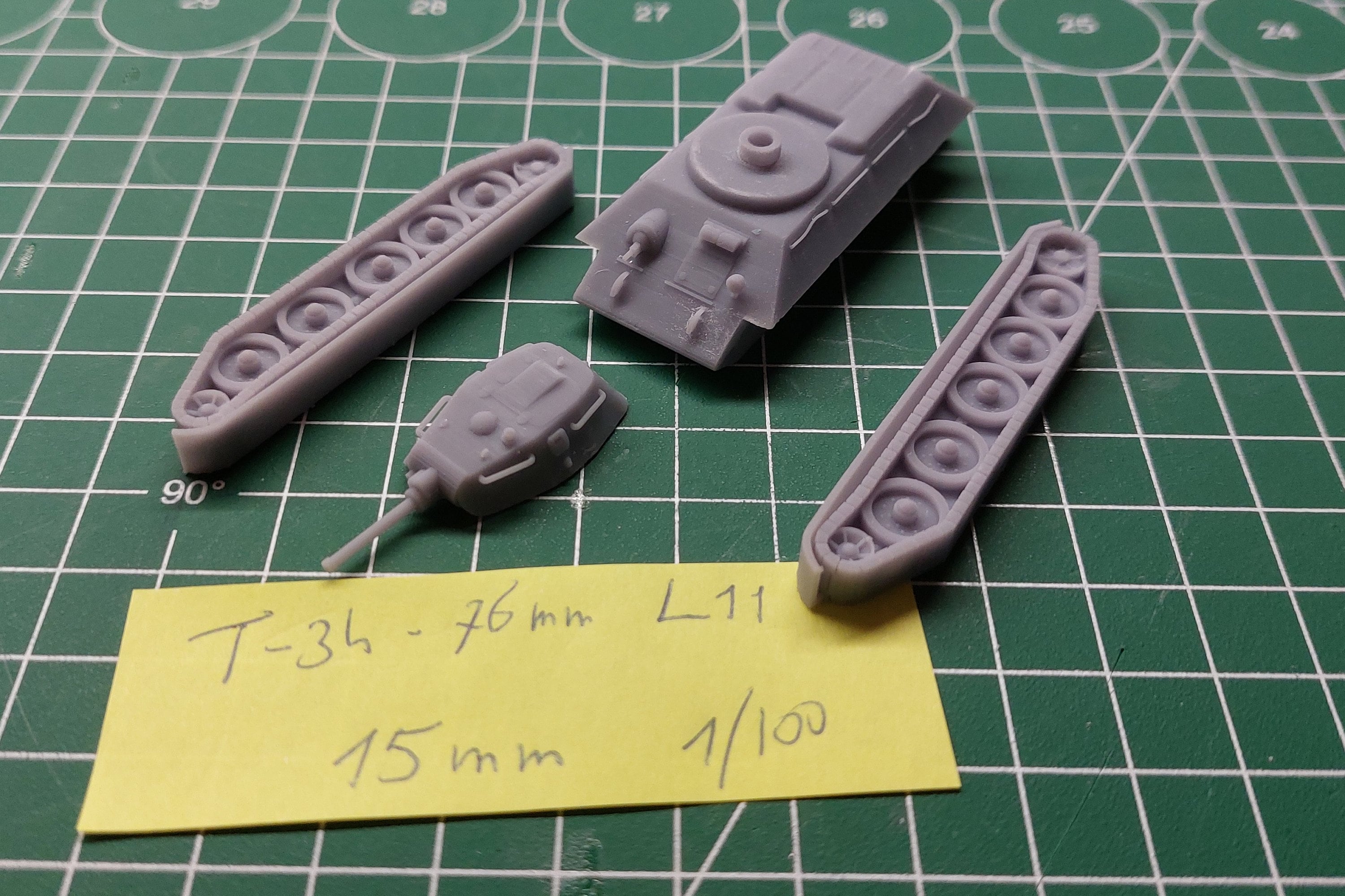 Soviet T-34 Tank Early War With Three Turret Options 28mm - Etsy