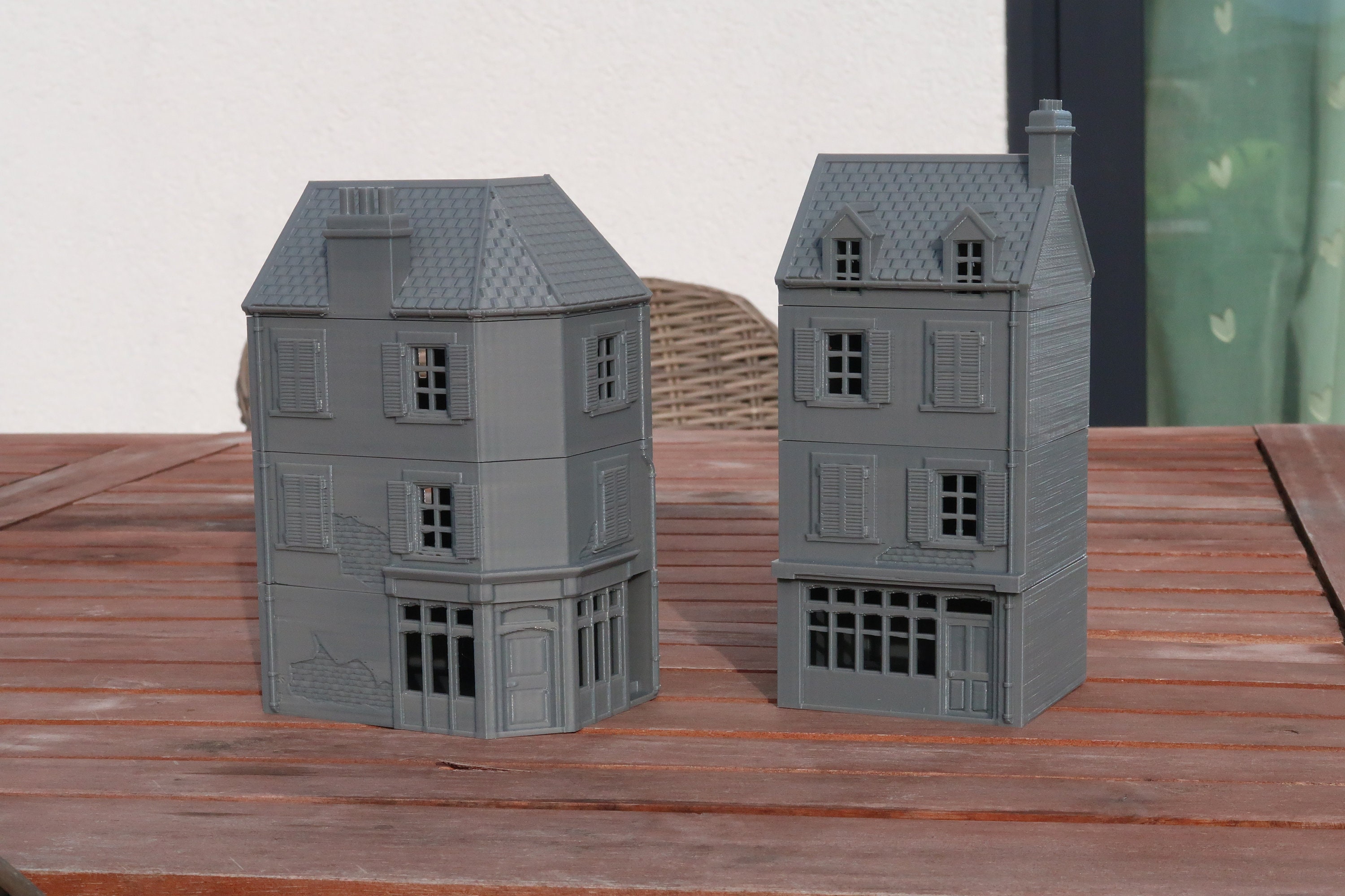 Normandy Corner Block - 3D Printed Tabletop Wargaming Terrain for ...