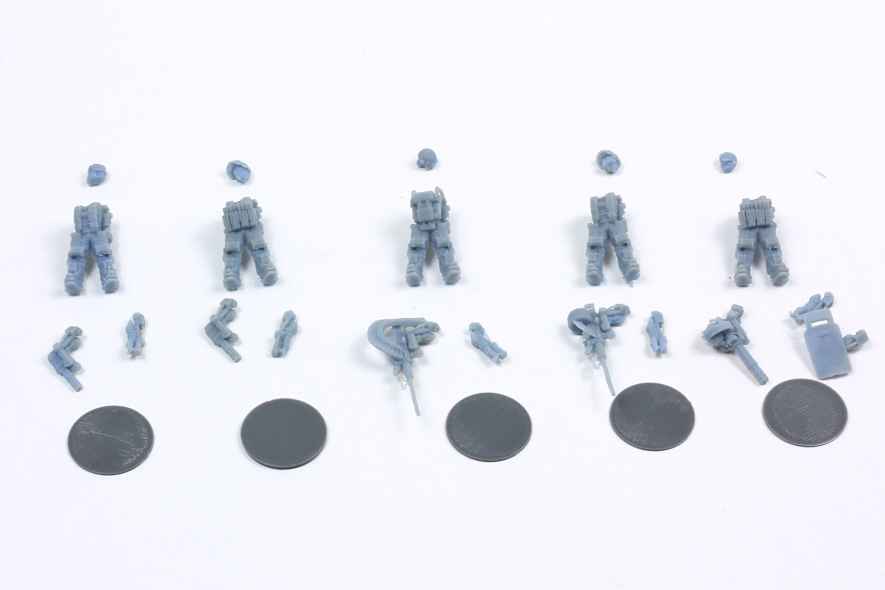 Exosuit Tactical Squad 28mm/32mm Five Minifigures Modern | Etsy