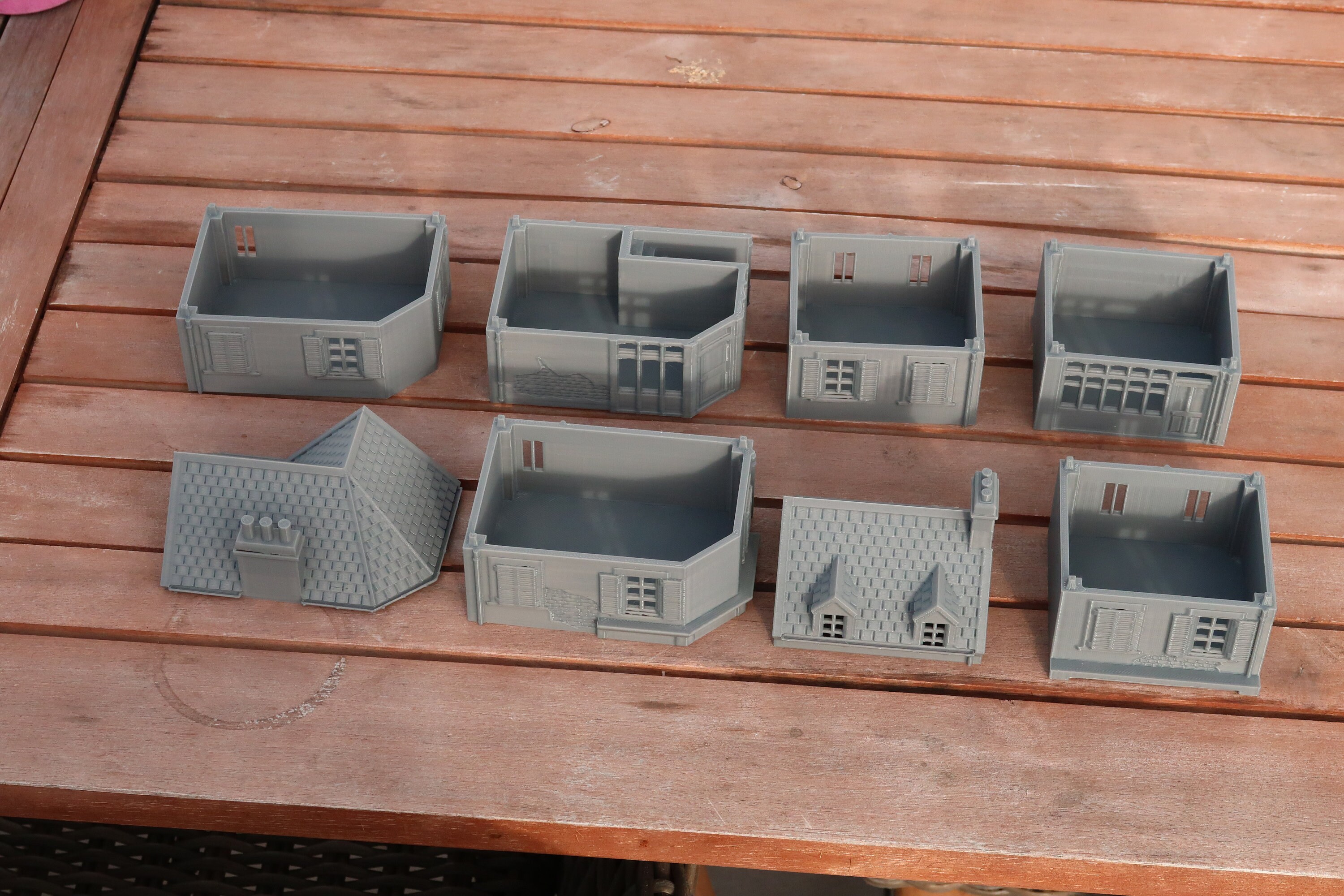 Normandy Corner Block - 3D Printed Tabletop Wargaming Terrain for ...