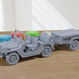 M151 Mutt - US Army Light Utility Vehicle - 3D Printed Miniature ...