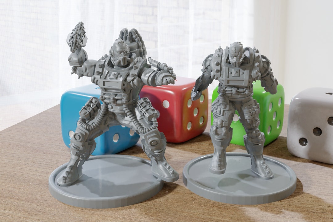 Wasteland Dwarfs - 28mm / 32mm - Post Apocalyptic Minifigure - Ideal ...
