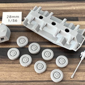 SD.KFZ 234/2 - 50mm Turret WW2 German Armoured Car - 3D Resin Printed ...