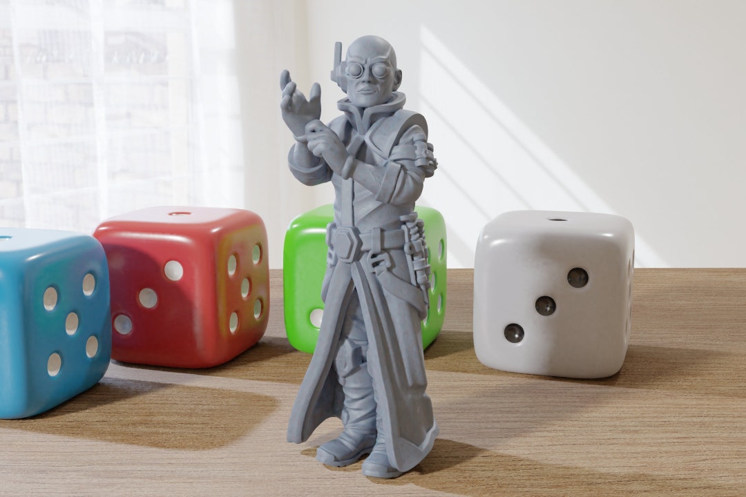 Cyber Doctor - 3D Printed Proxy Minifigures for Sci-fi and Cyberpunk ...