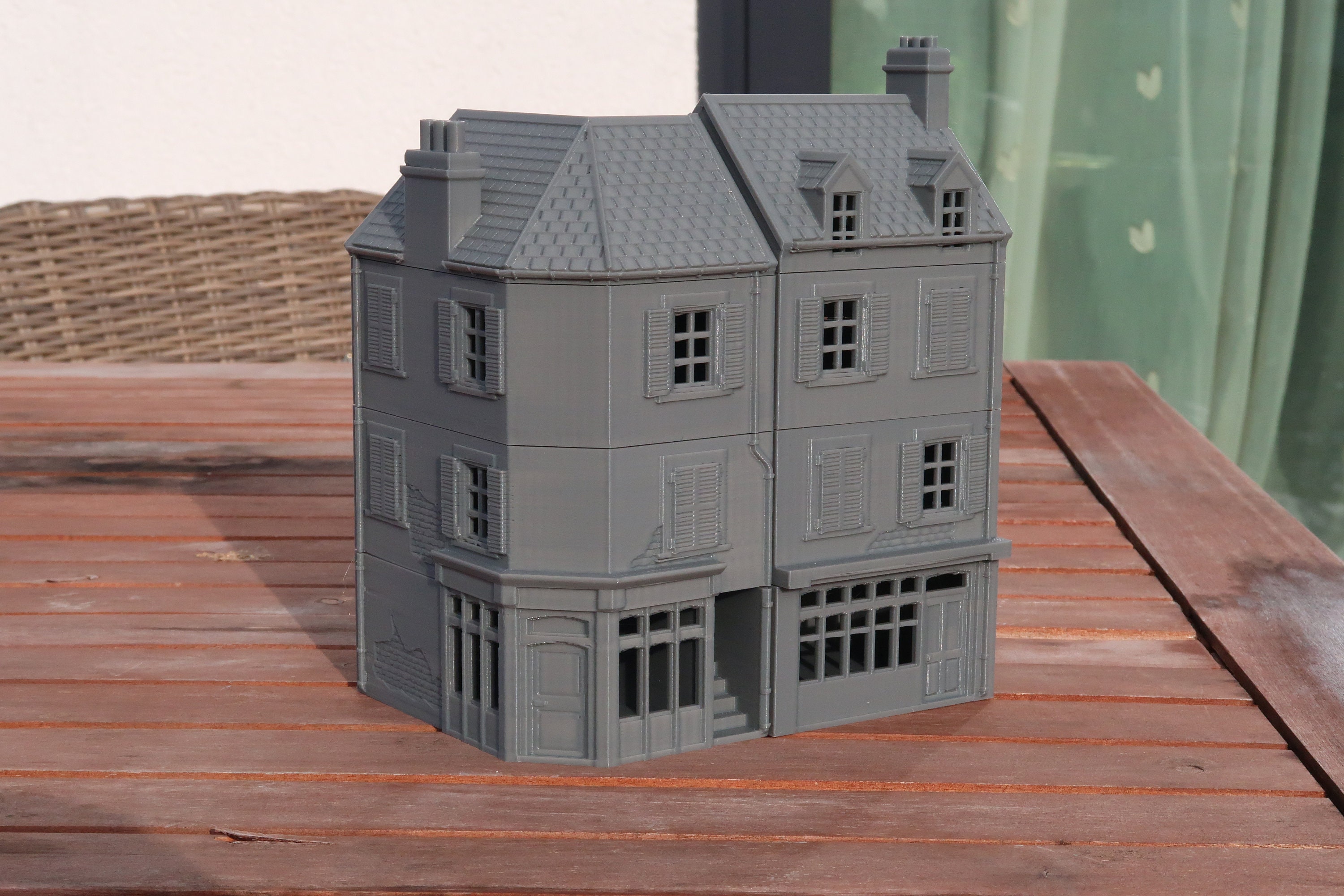 Normandy Corner Block - 3D Printed Tabletop Wargaming Terrain for ...