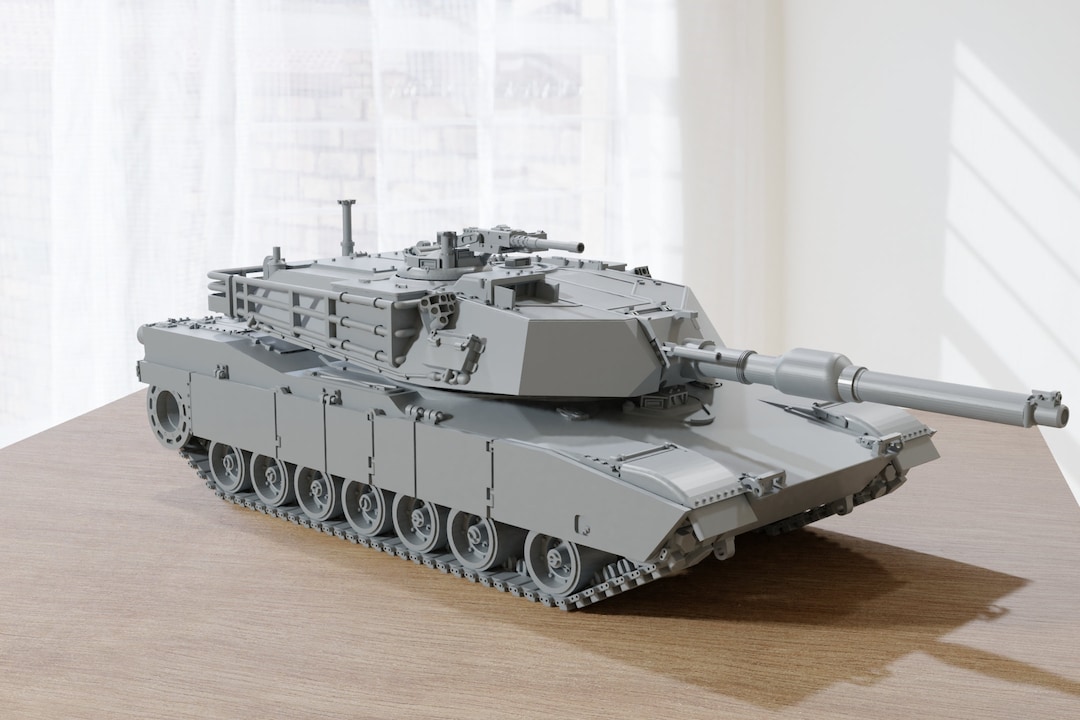 M1A1 Abrams US Army Main Battle Tank - 3D Resin Printed 28mm / 20mm ...