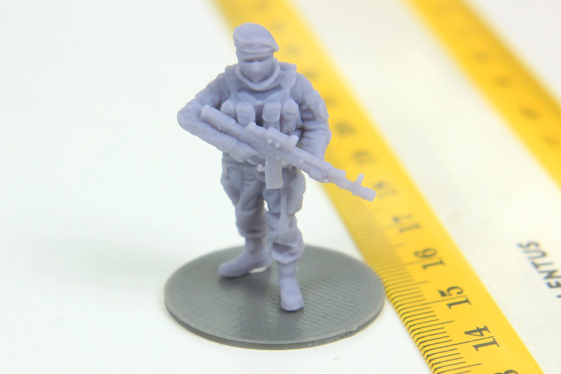 Commando Modern Wargaming Miniatures for Tabletop RPG 20mm - Etsy