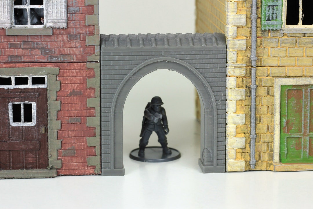 Archway - Tabletop Wargaming WW2 Terrain 28mm Miniature 3D Printed ...