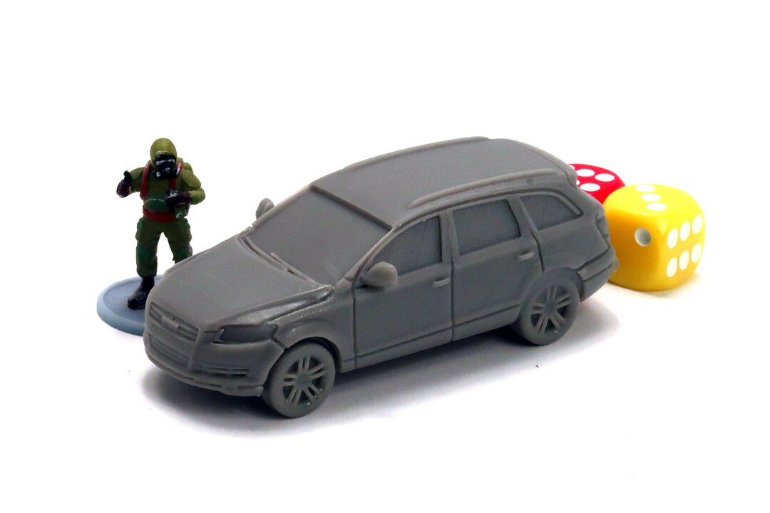 Modern SUV - 3D Printed Vehicle for Miniature Tabletop Wargames TTRPG ...