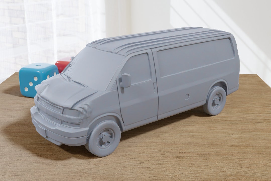 Modern Damaged Van - 3D Printed Vehicle for Miniature Tabletop Wargames ...