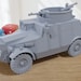 SD.KFZ. 251 C Half-track WW2 German APC - 3D Resin Printed 28mm / 20mm ...