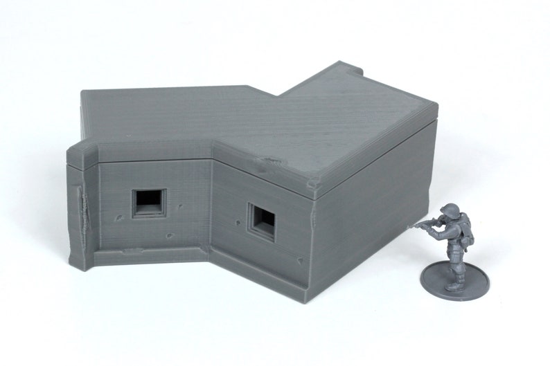 German Bunkers Set (7 Bunkers) Set No2 - Tabletop Wargaming WW2 Terrain ...