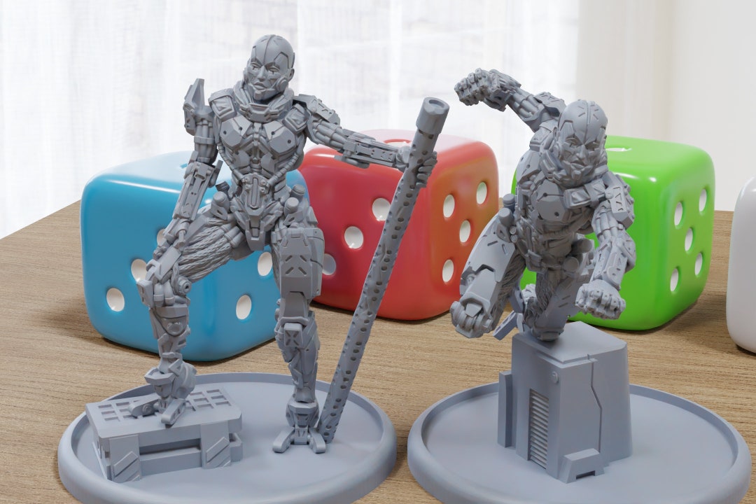 Artemis - 3D Printed Mini - Cyberpunk / Sci-fi - Tabletop Miniature ...