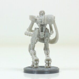 Minigun Mech - 28mm Scale Miniature for Tabletop RPG Sci-fi Wargames - Etsy