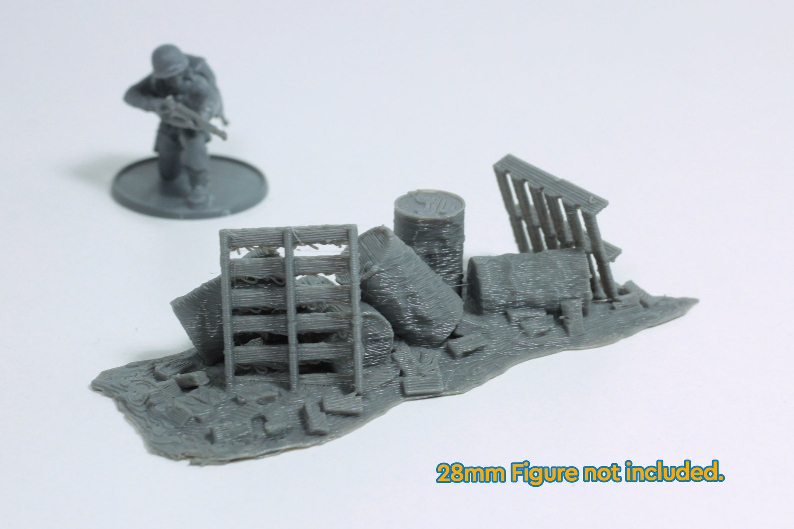 Cover Rubble Tabletop Wargaming WW2 Terrain 28mm Miniature - Etsy
