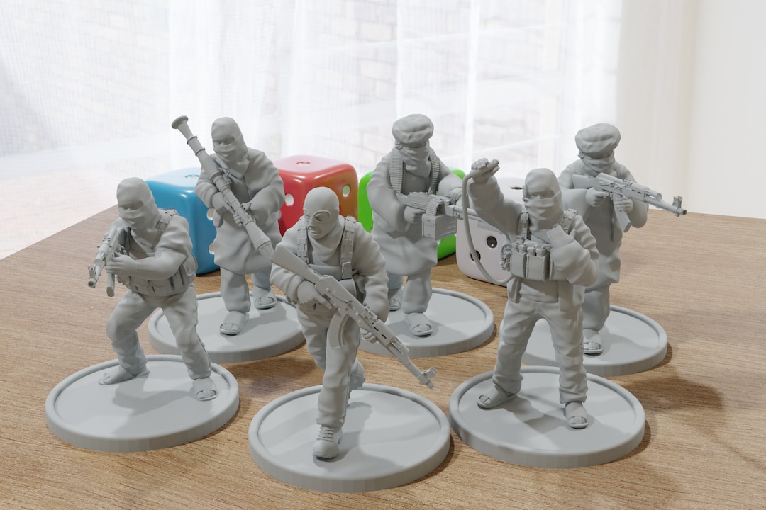 OPFOR - Opposing Forces - Middle East Squad - 20mm - 28mm - 32mm Scale ...