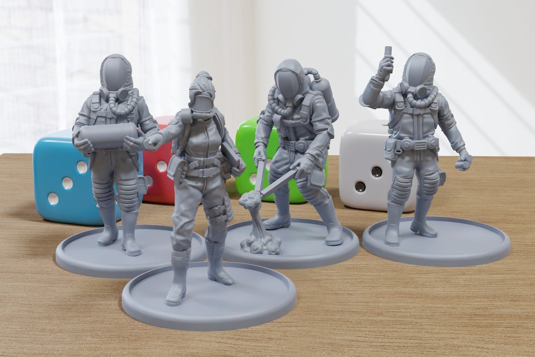Dr Elena and Zone Researchers - 3D Printed Minifigures - Post ...